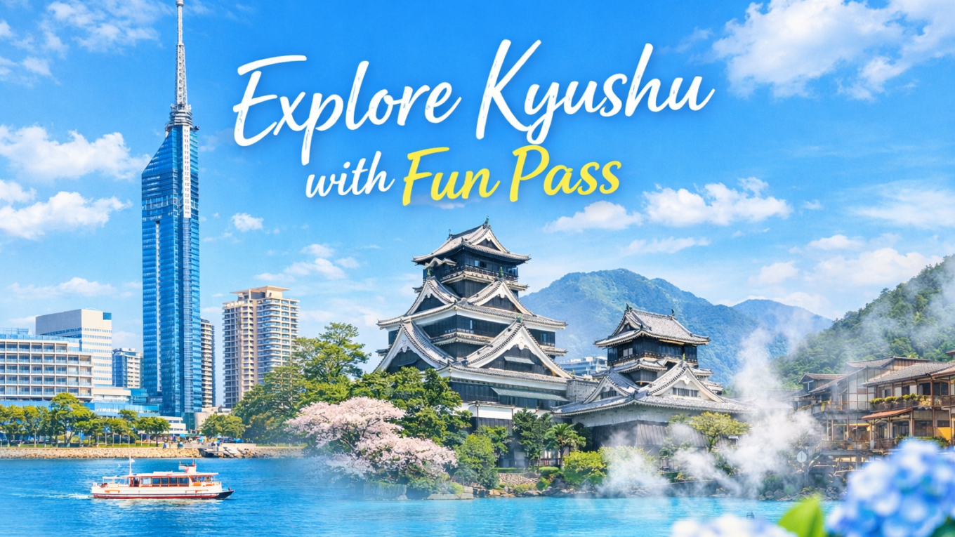 Explore Kyushu with Fun Pass: Fukuoka, Kumamoto & Oita Travel Pass ...